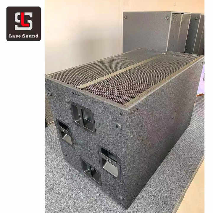 Active 9007 Dual 21 Inch Wooden Bass Subwoofer - 500W Power