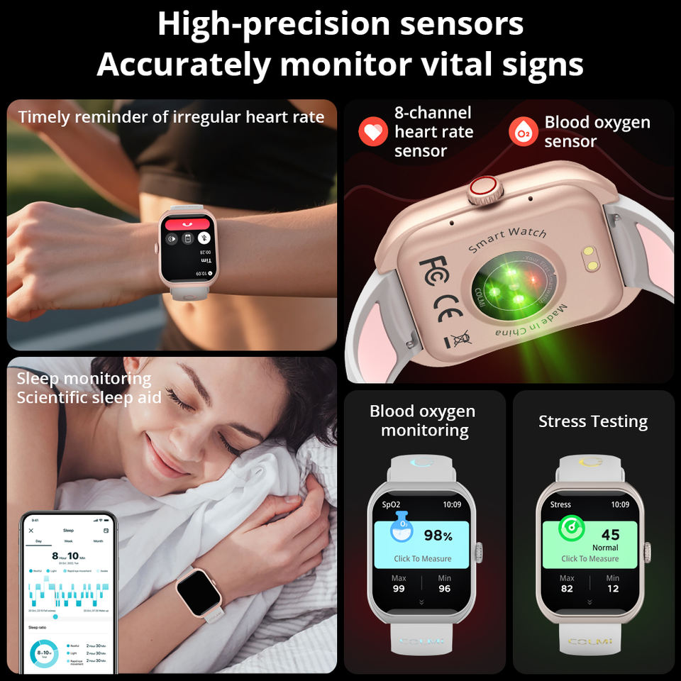 COLMI P86 Smart Watch - AMOLED Display & Answer Call Function