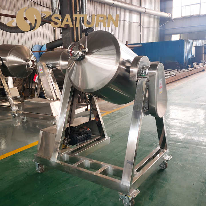 Stainless Steel Tumbler Food Mixer Blender Rotating Drum Mixer Machine ...