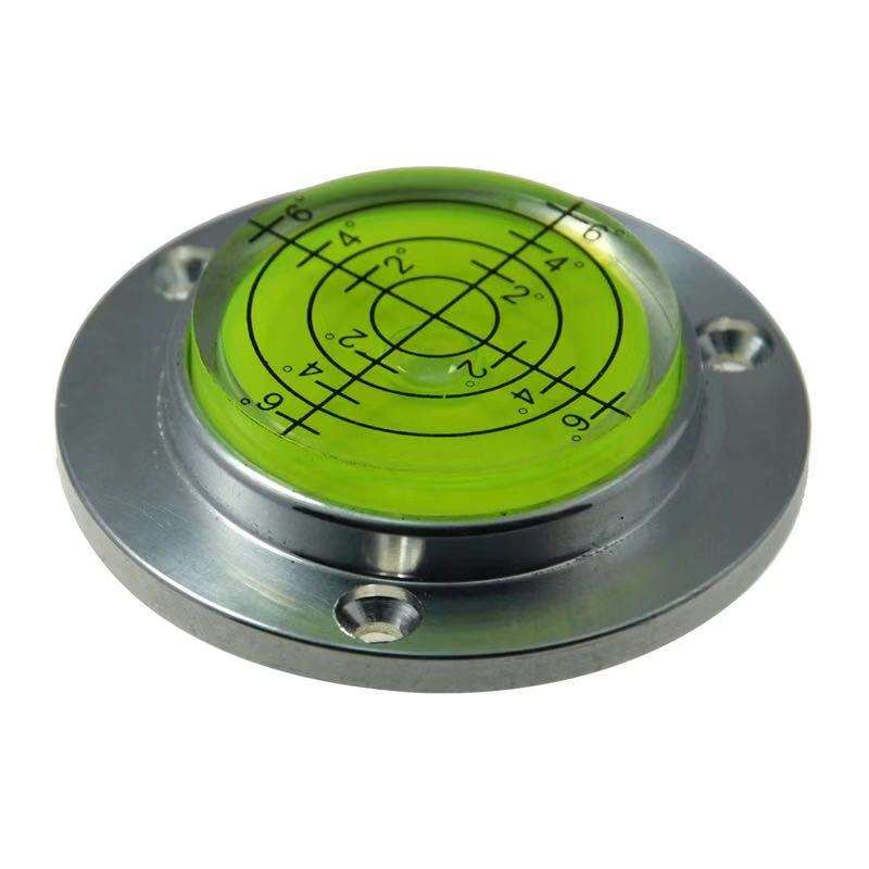 TEBAK High Accuracy Bullseye Spirit Level, Metal Aluminum Alloy Round ...
