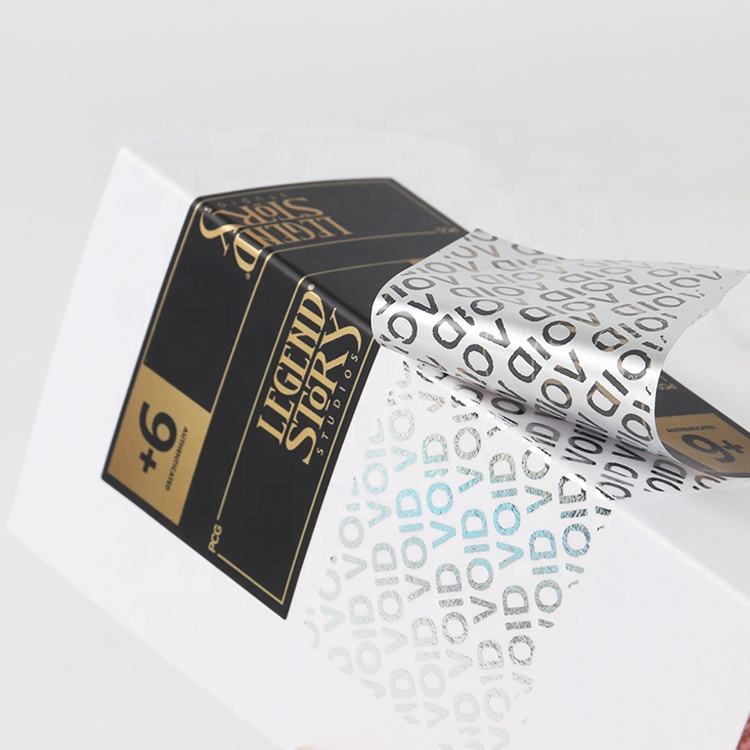 Custom Printing Waterpro Void Sticker Holographic Your logo Tamper ...