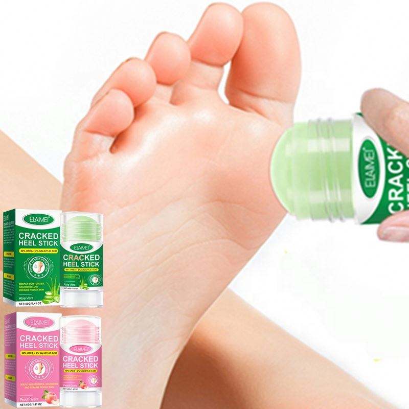 ELAIMEI Peach Aloe Cracked Heel Stick Moisturizing Softening Smoothing ...