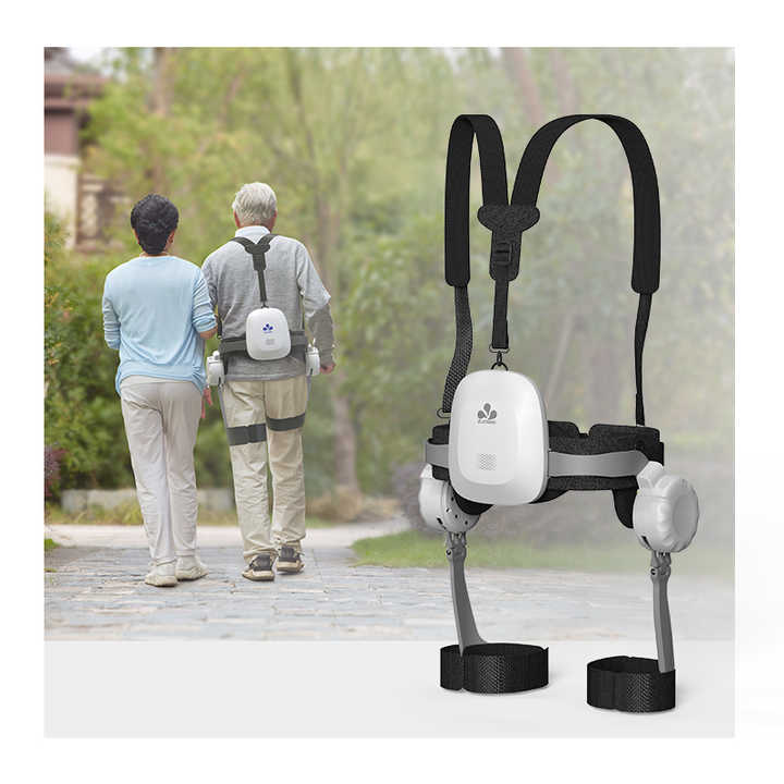Exoskeleton Assists Walking Robots - Gait Training Exoskeleton