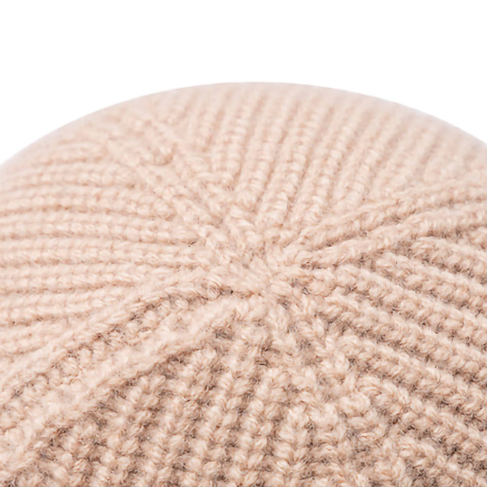 Real Wool Knit Bucket Hat for Women Soft Warm Ribbed Winter Fisherman ...