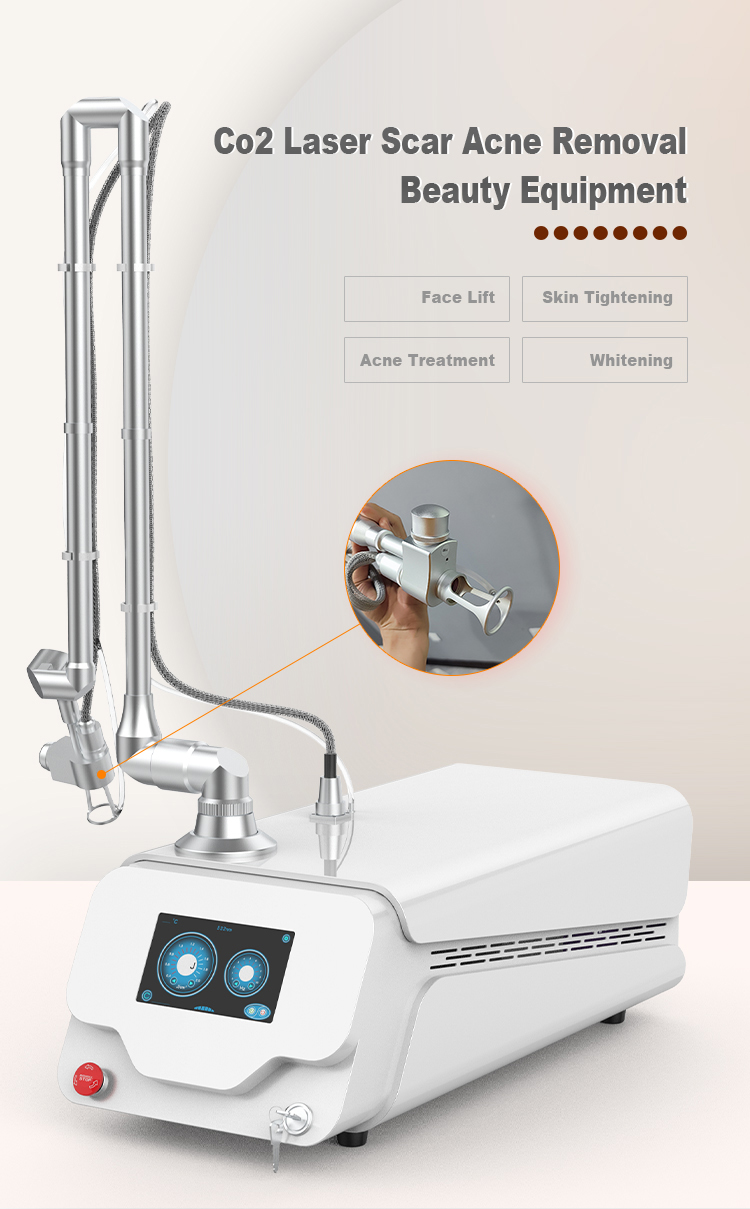 CO2 Laser Resurfacing Machine: Professional Fractional Laser For Scar, Acne, Wrinkle Removal ...
