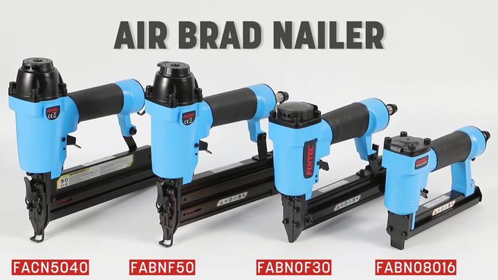 FIXTEC Pneumatic Tool 2 in 1 - Brad Nailer Stapler Combo