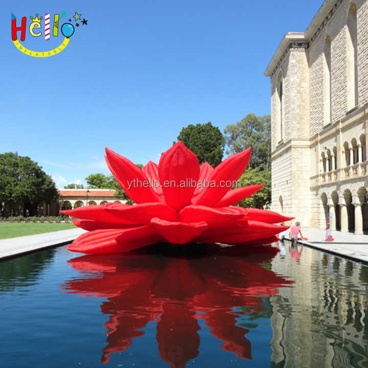 Giant Outdoor Inflatable Flower Lotus Floating on the Water Advertising ...