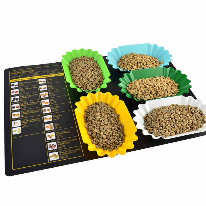 Green Coffee Beans Defect Grading Reference Pad by CAFEMASY