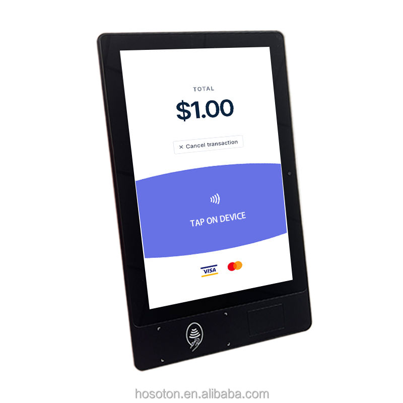 CE Certified Android 14 Tablet POS System Mini Cash Register Tap to Pay ...