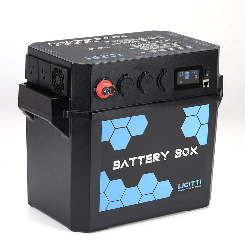 Fire Proof Cabinet Lifepo4 12v Battery Box with Inverter for 4x4 Dual ...