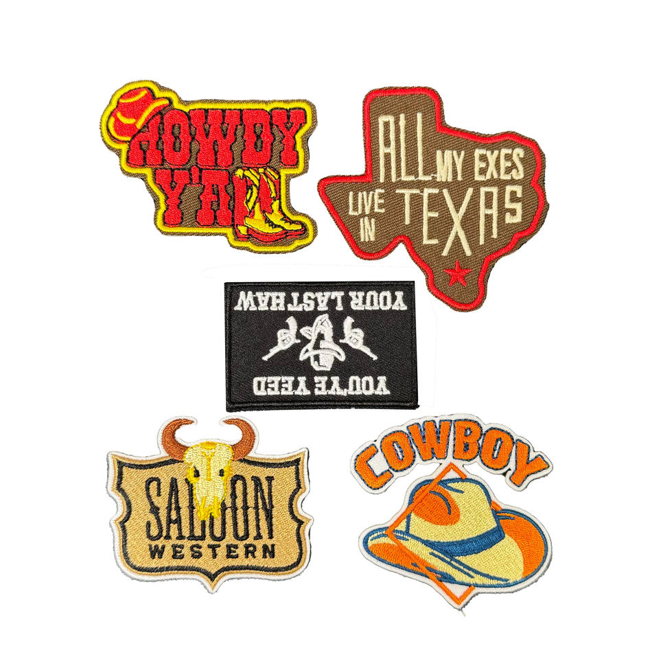 Custom Personalized Logo Design Embroidery Patches for Clothing & Hats ...