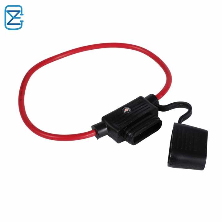 IP67 Standard 16 AWG 300MM Inline Fuse Holder 12V Copper Plastic ...