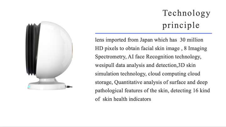 New 3D Skin Analysis Machine High-Definition Imaging for Focial Skin ...