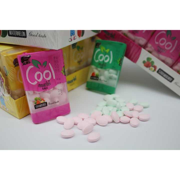 Wholesale OEM Round Shape Fruity Breath Mints Press Tablet Candy Mint ...