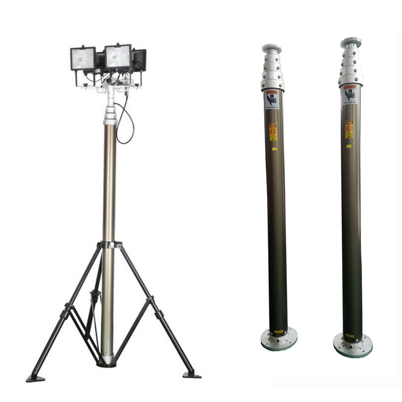 6m 15kg Pneumatic Telescopic Mast for Security Cameras and Light ...