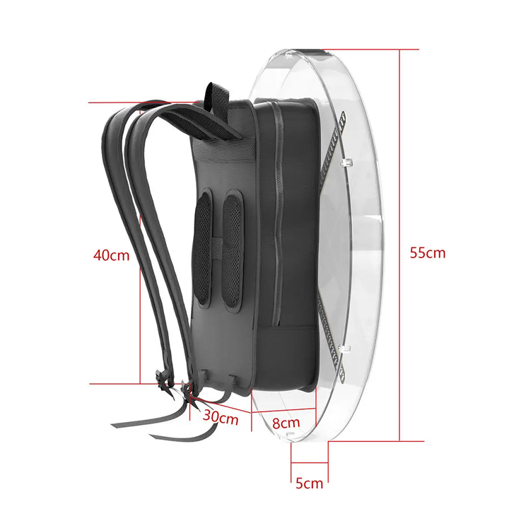 52cm Portable 3D Hologram Fan Backpack - New Advertising Equipment