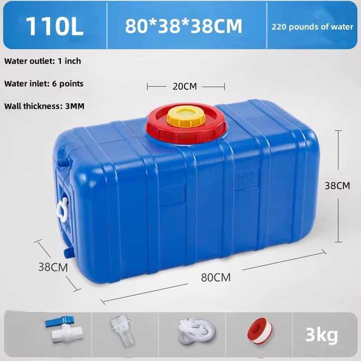 110L Portable Car Water Tank - Durable & Easy Install