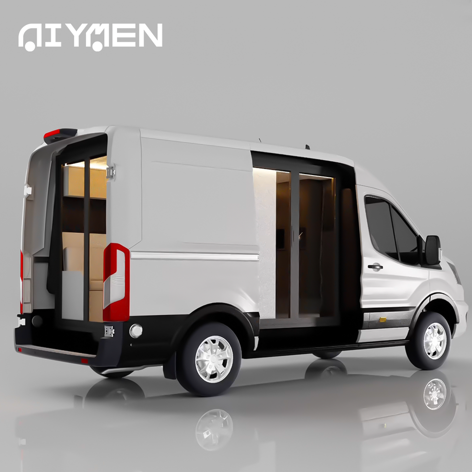 Luxury Camper Van Box With Built-in Bathroom - Custom Vancubic ...