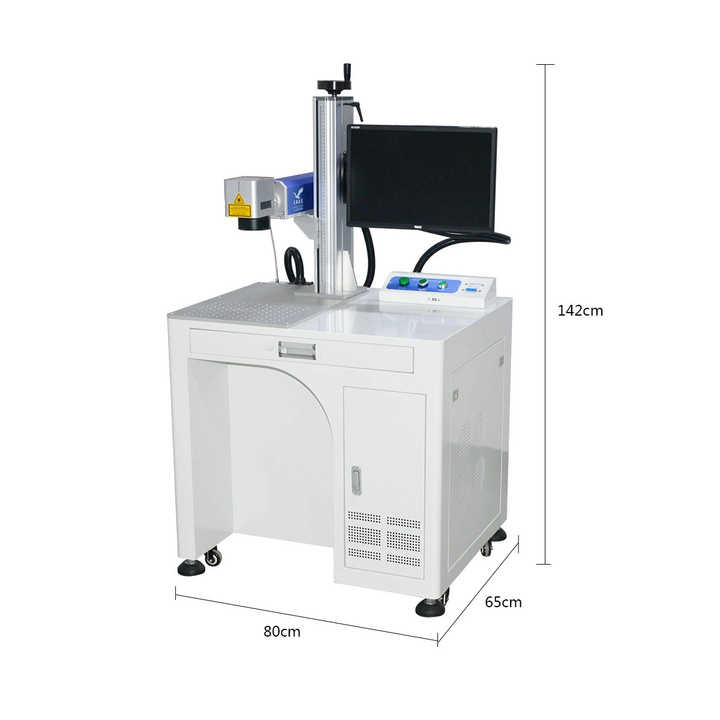 30W High Precision Fiber Laser Marking Machine Customizable Metal ...