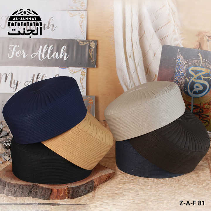 Lightweight Wash and Wear Fabric Prayer Cap 2025 Simple Muslim Cap ZAF ...