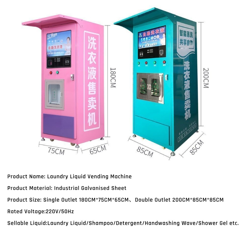 Coin Operated Liquid Detergent Dispenser - High Performance Vending ...
