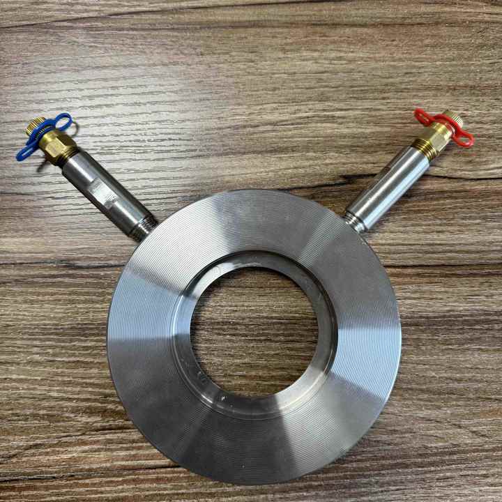 Wafer Type Double Stainless Steel Orifice Plate Flow Measurement Device ...