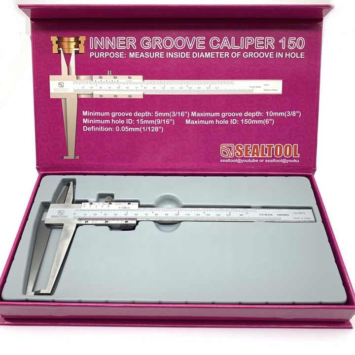 INNER GROOVE CALIPER Deep Groove Ruler up to 150MM Brand SEALTOOL High ...