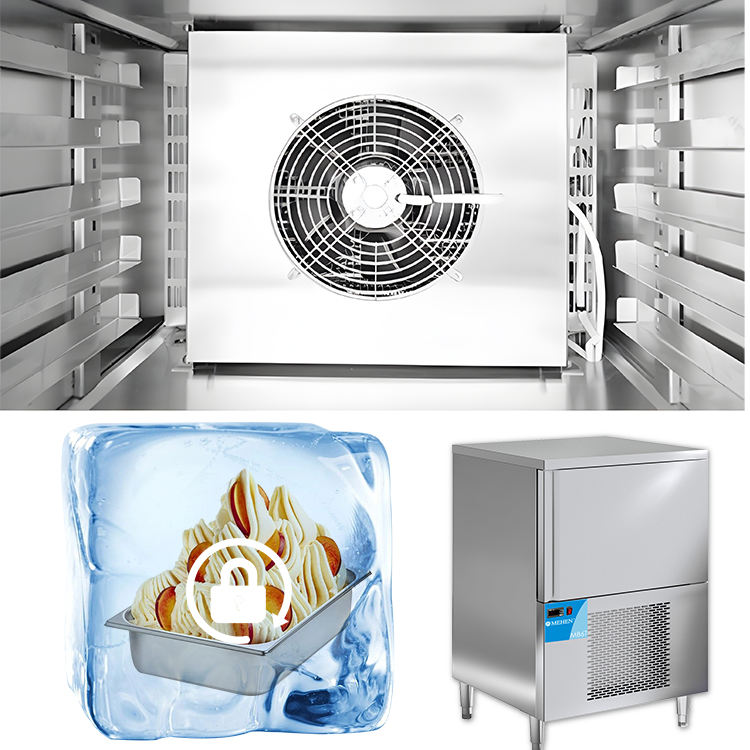 MEHEN MB6T Gelato Ice Cream Quick Fast Instant Freezing Shock Freezing ...