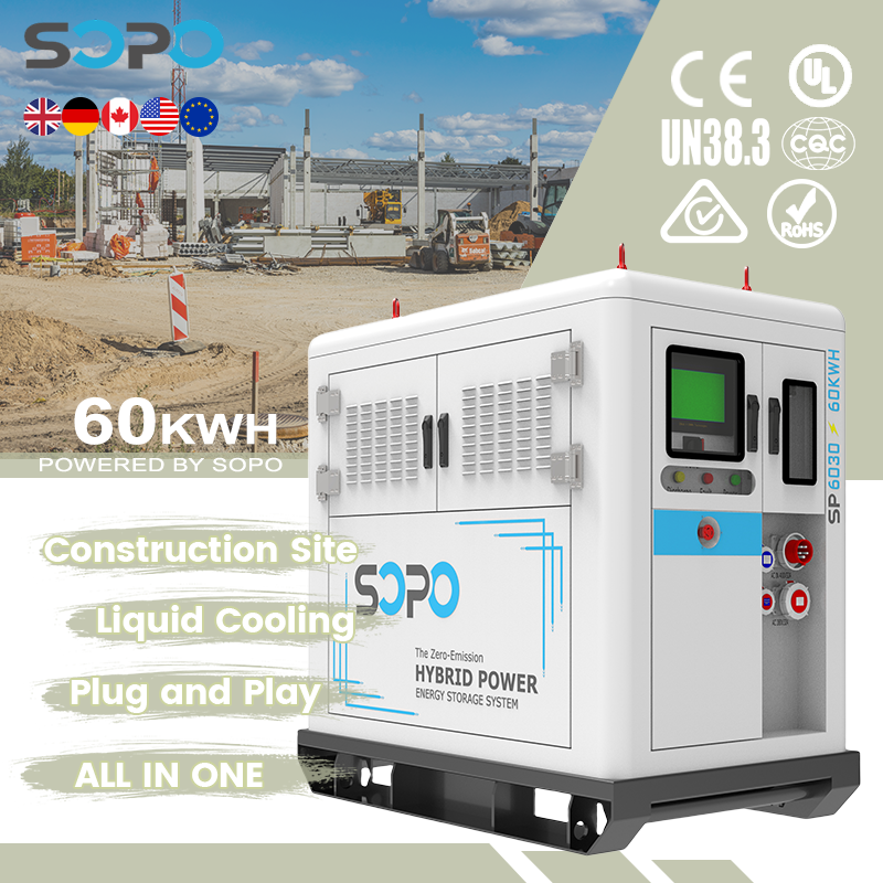 60kwh Lifepo4 Portable Power Box for off Grid Charging