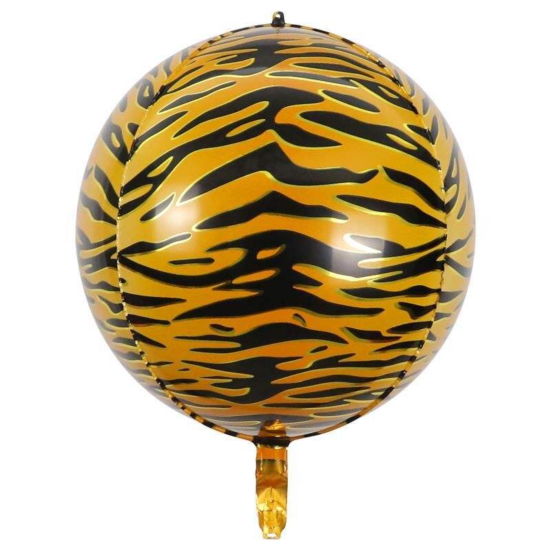 Animal Print Round Foil Balloons Assorted Designs 22 Inch Jungle ...