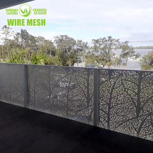 Tahan lama dinding aluminium cladding logam berlubang veneer panel ...