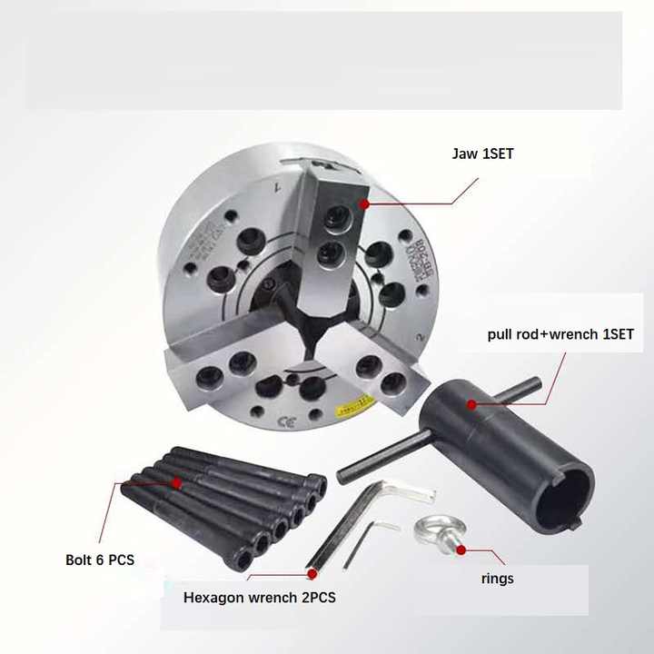 3 Jaw Lathe Chucks - Precision CNC Machine Accessories