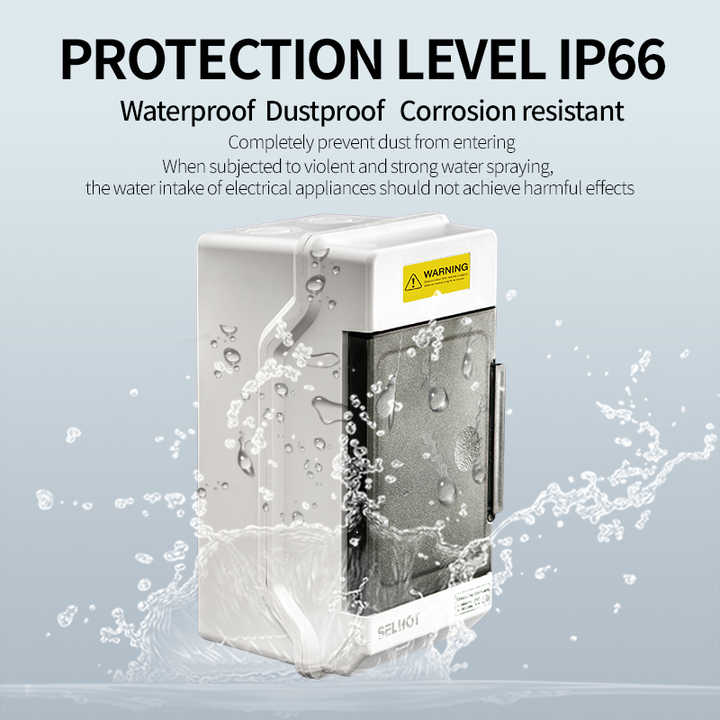 SH12PN 12 Way IP66 Waterproof Outdoor PV Solar Distribution Electric ...