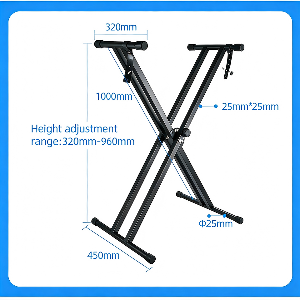 High Quality X Type Foldable Keyboard Stand Practical Keyboard ...