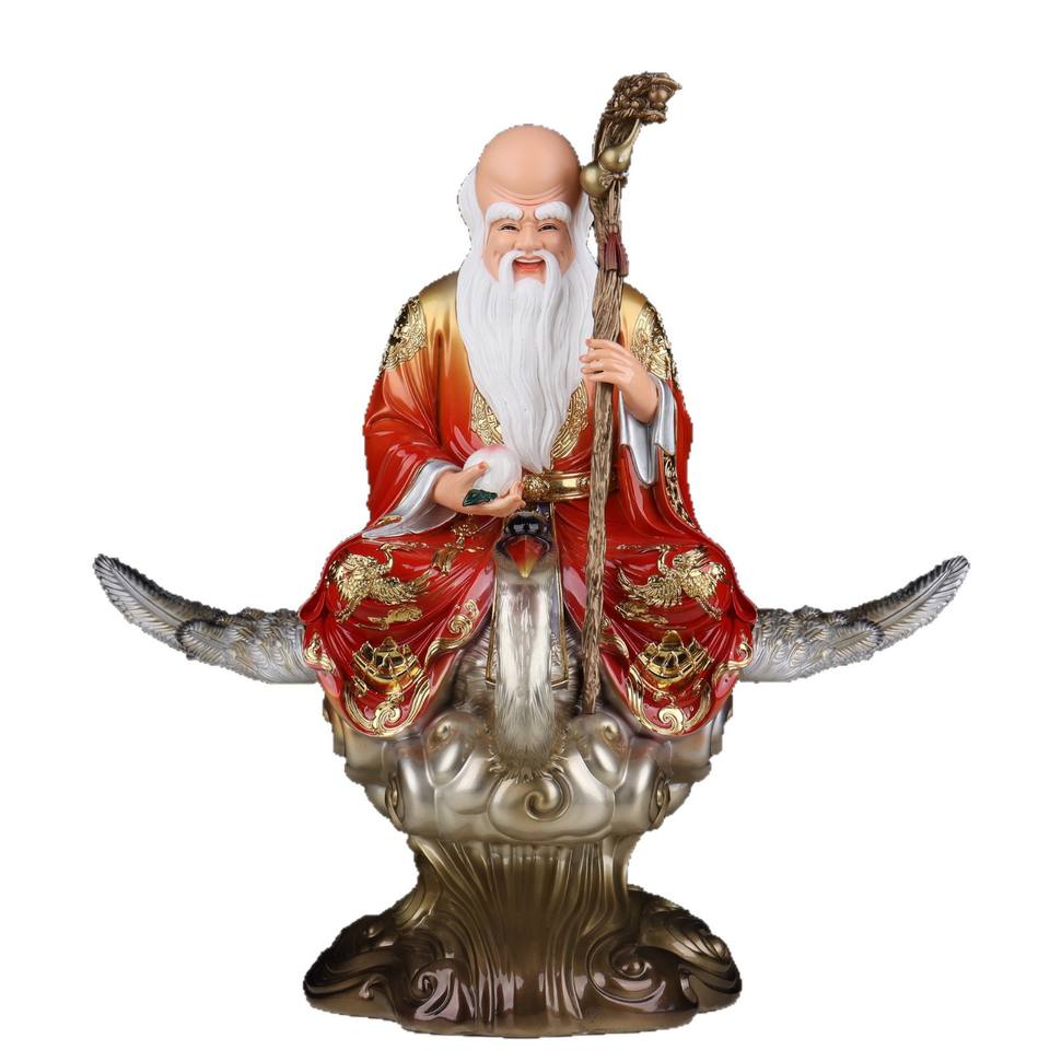 Birthday Taoist Star Statues of Sitting Fairy Weng in Antarctica ...