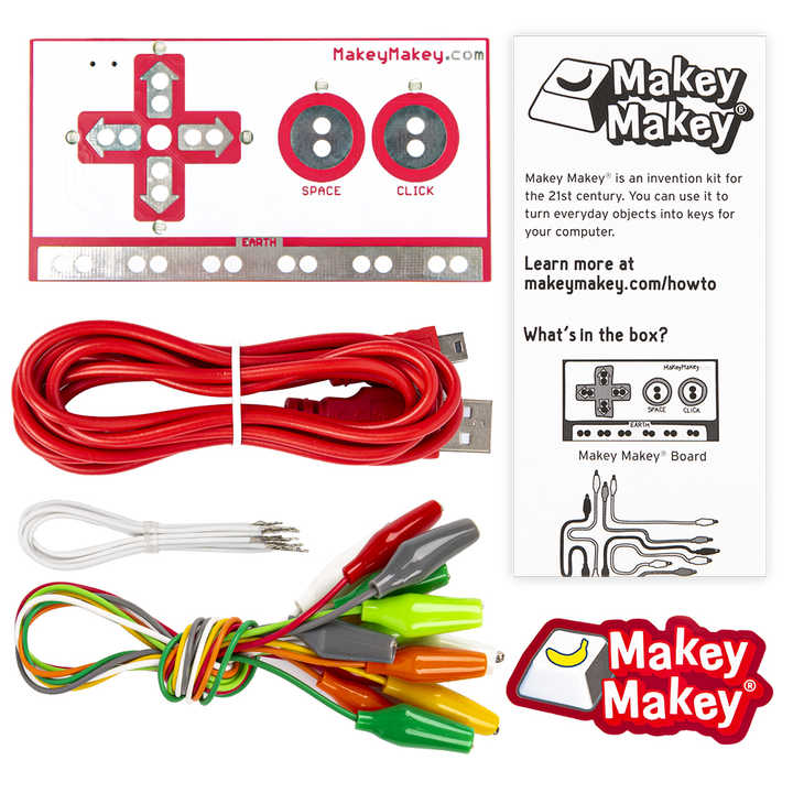 MK Kit with USB Cable Line Alligator Clips for Children Makey Makey ...