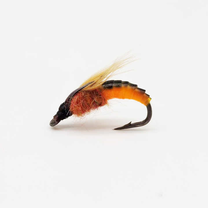 Natural Caddis Pupa Nymphs Scud Bug Worm Larvae Flies With Barbed Hook ...