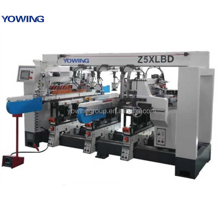 Woodworking 5 Rows Boring Machine - Auto Feed & Multi-Row Drill