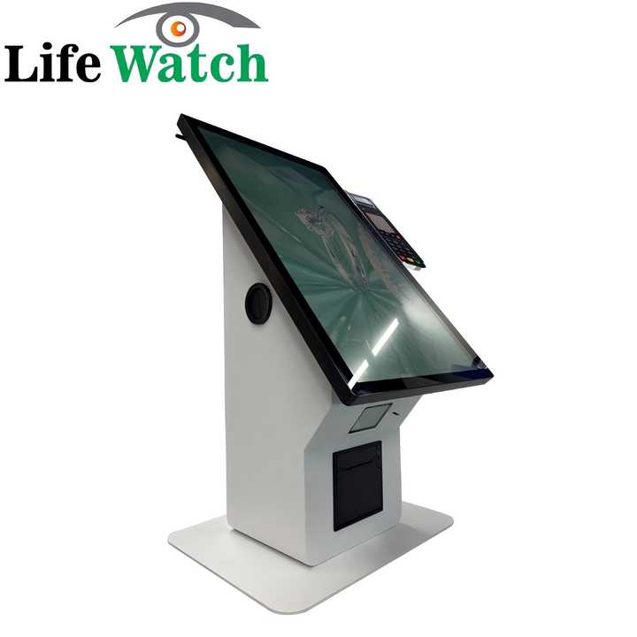 POS QR Scanner PCAP Touch Kiosk 15.6INCH Android OS Desktop Self ...