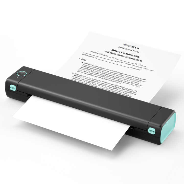 Phomemo M08F Portable Thermal Printer - A4 Inkless Printing