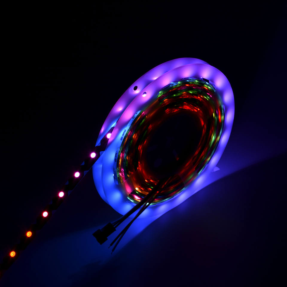 WS2812B S Shape Bending Tape LED STRIP Light 5V DC 60LED Digital RGB ...