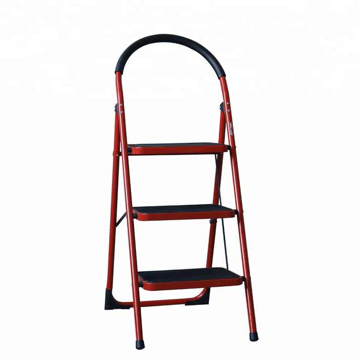 Steel Step Ladder - Durable, Foldable, and Safe