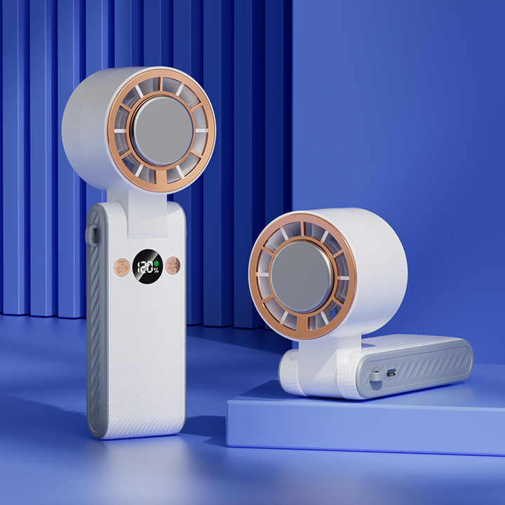 Custom Logo Portable Usb Rechargeable Mini Cooling Fan Five-wind-speed ...