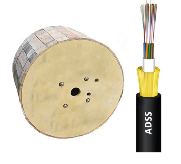 Overhead Aerial Deployment 24 Core ADSS Fiber Optic Cable Non-Metallic ...