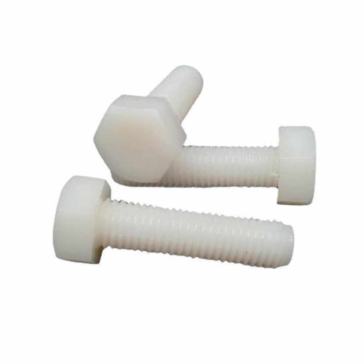 Hexagon Head Screws - PA66 Nylon Plastic Hex Bolt DIN933