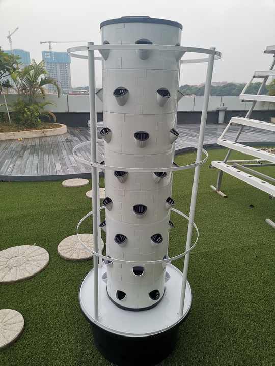 Vertical Farming Technology - Hydroponic Tower Growing System