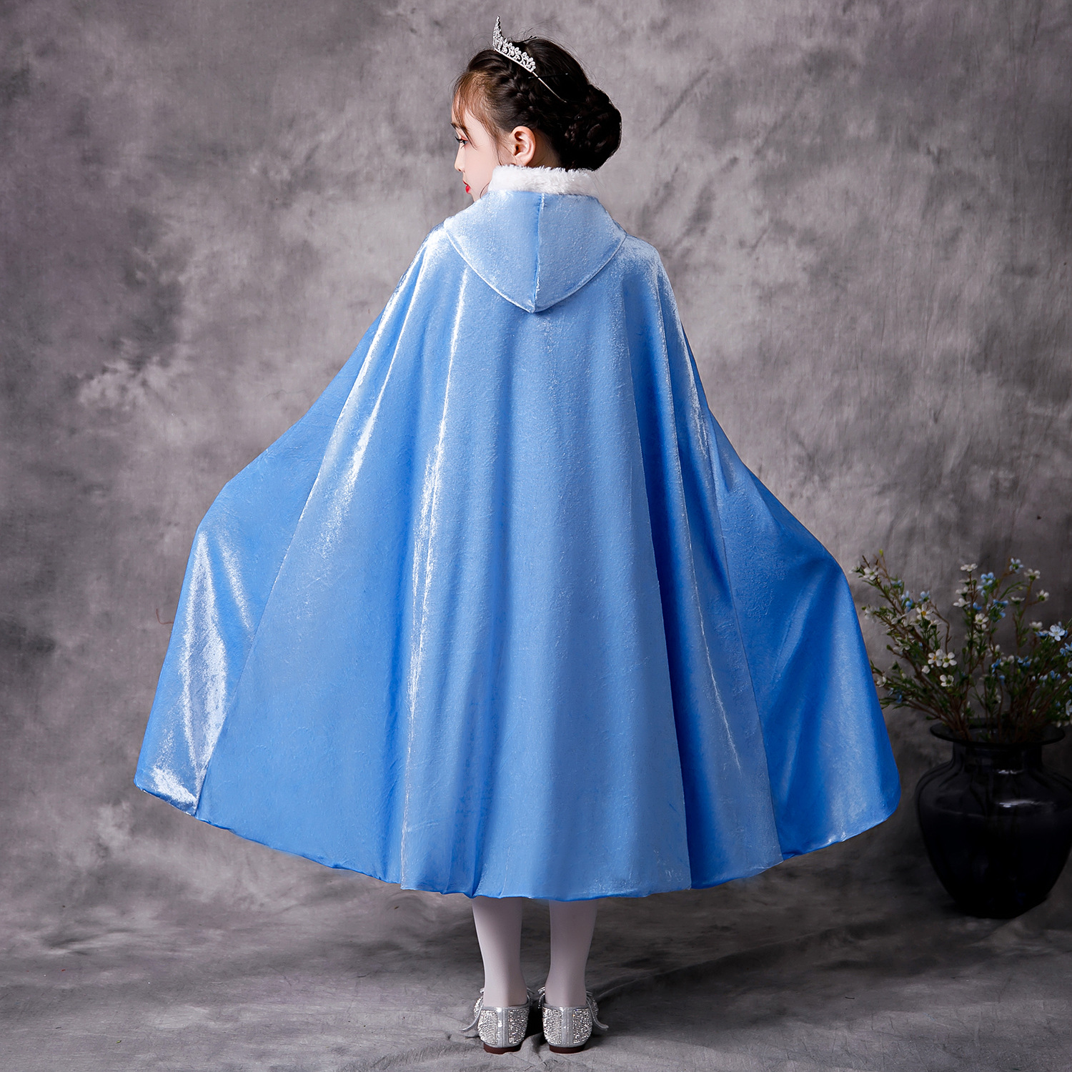 Elsa Velvet Cloak Costume manufacturer, company | Yiwu Shengpai Costume ...