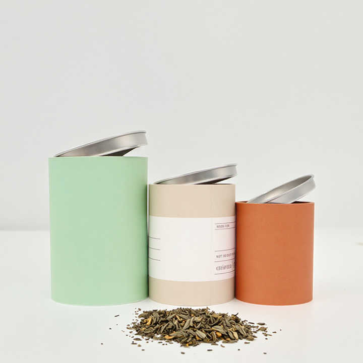 100% Biodegradable Custom Design Round Box Package Gift Paper Tube ...