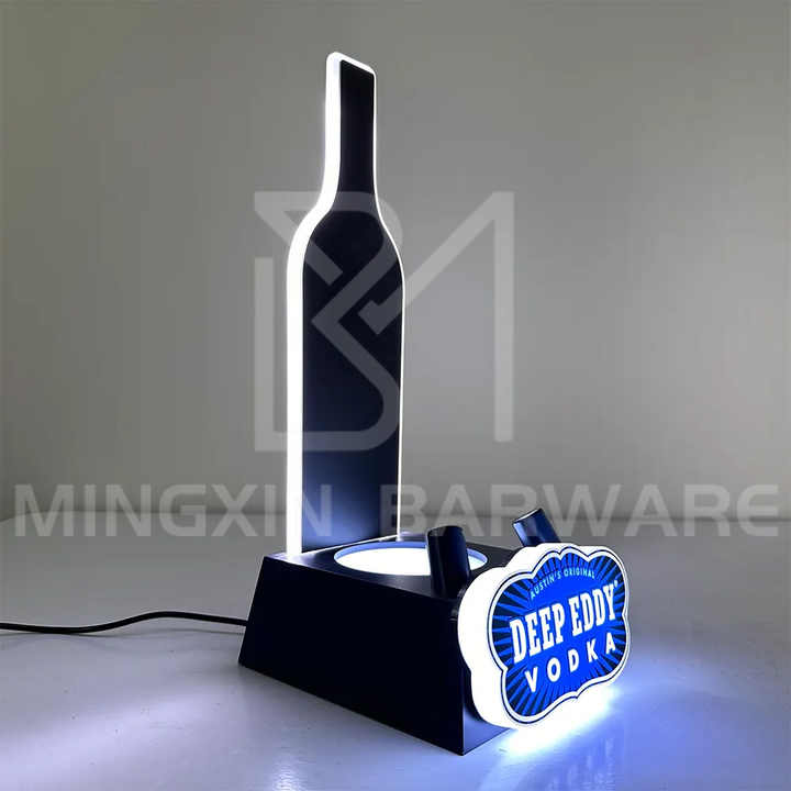 Creative Bottle-Shaped LED Illuminated Bottle Display For brand ...