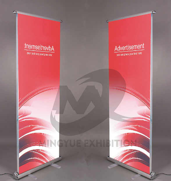 Portable Electric Roll-Up Banner Stand with Aluminum Teardrop Base Easy ...